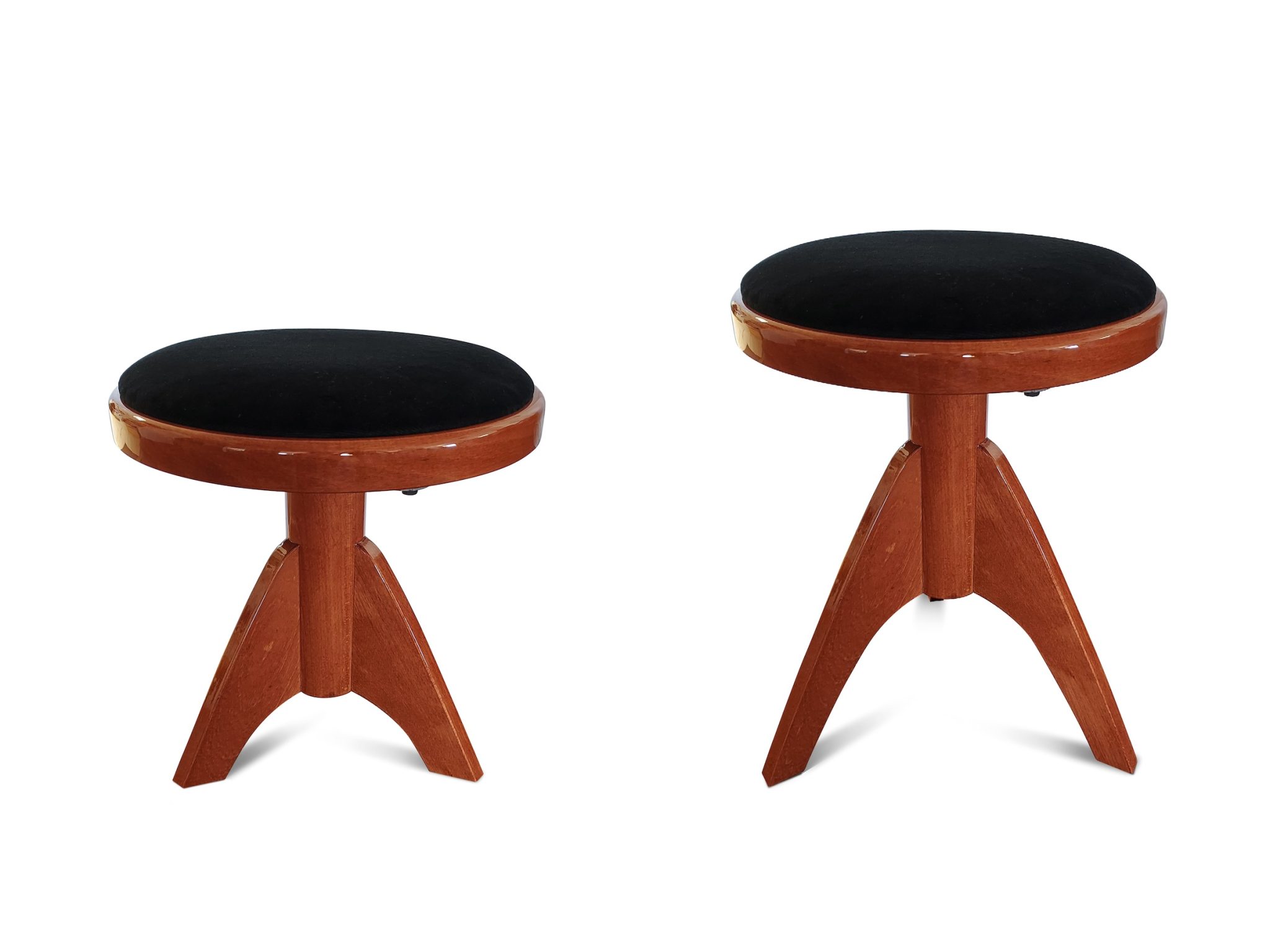 Adjustable stool for lever harp, black seat - Camac Harps Shop : Camac ...